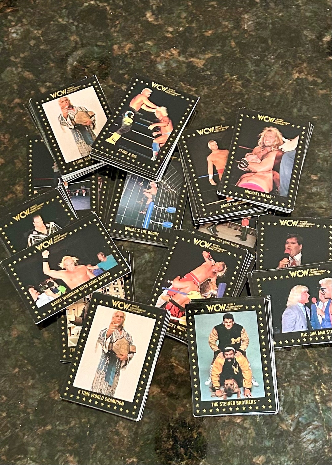Vintage 1991 WCW Championship Trading Cards, Set Includes 135 Cards ...