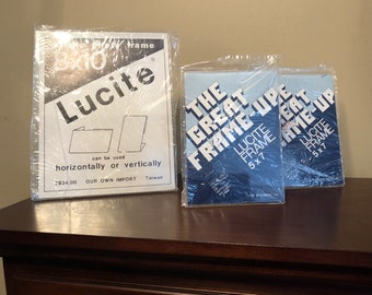 Lucite Picture Frames - Etsy