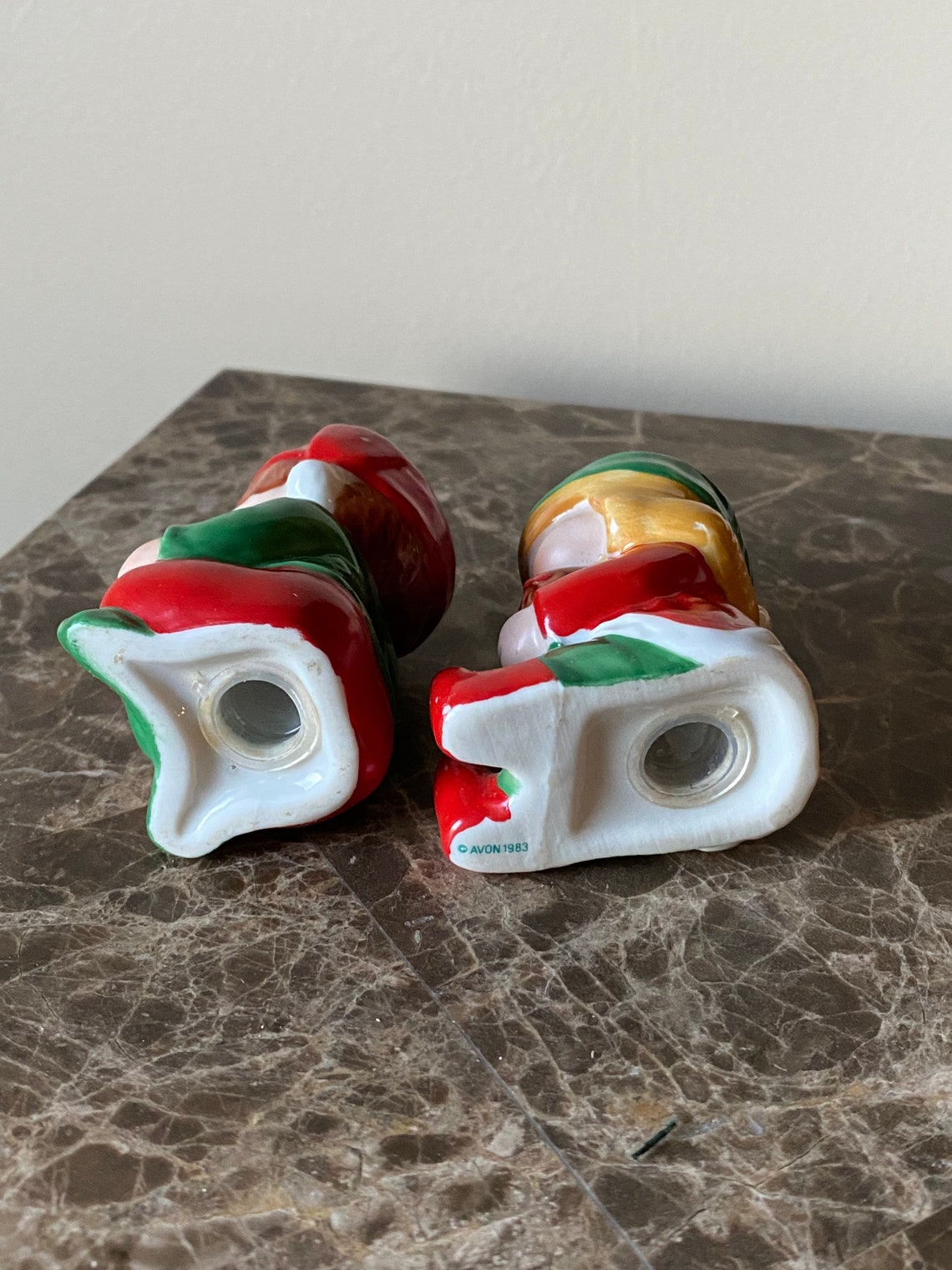 Vintage Avon 1983 Santas Helpers Elves Salt and Pepper - Etsy
