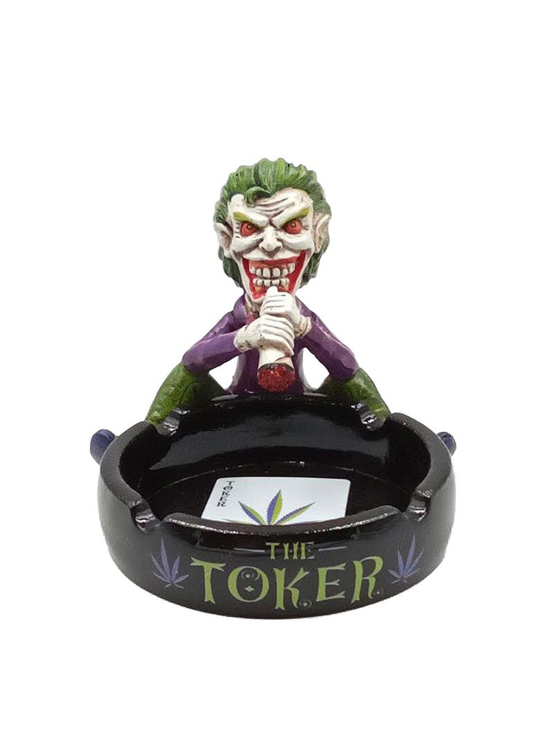 The Toker Ashtray – Joker-inspired 420 Decor for Stoners and Smokers - Etsy