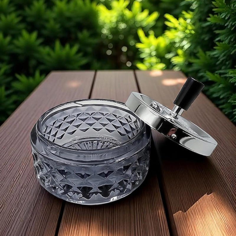 Glass Ashtray - Etsy