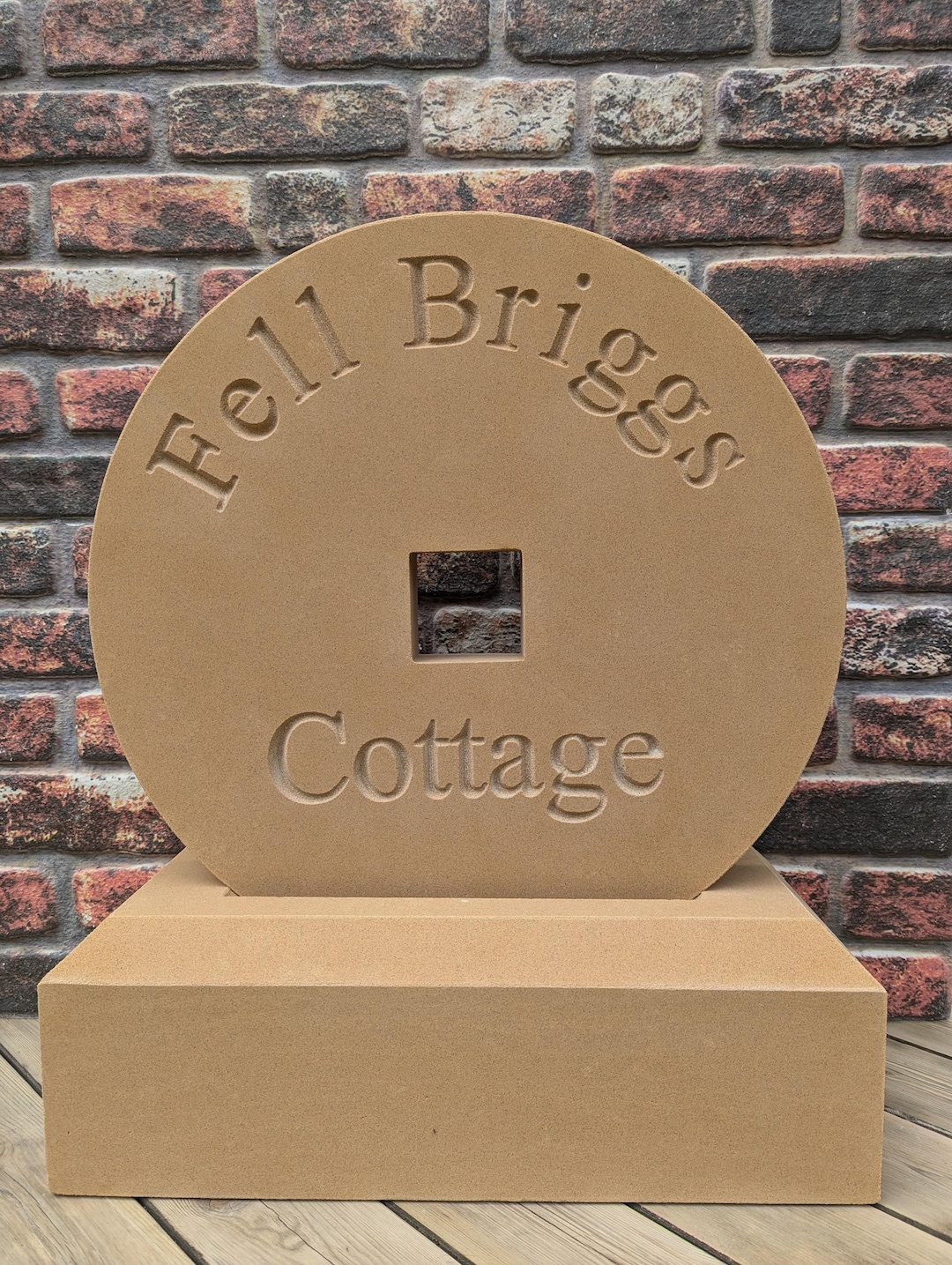 Deeply Engraved Millstone With Base- 600mm Diameter - Etsy UK