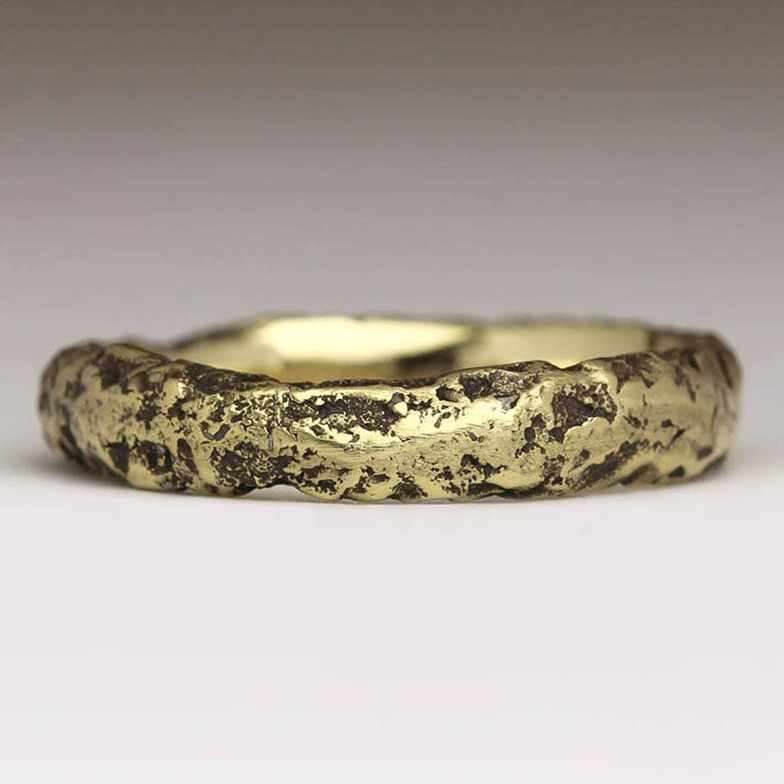14ct Gold Cast in Beach Sand, Cornish Sand Jewellery, Justin Duance ...