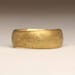 Solid 18ct Gold Mens Ring Cast in Beach Sand Organic Wavy - Etsy