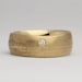 Solid Gold Signet Ring Cast in Beach Sand Rugged Textured Ring Handmade ...