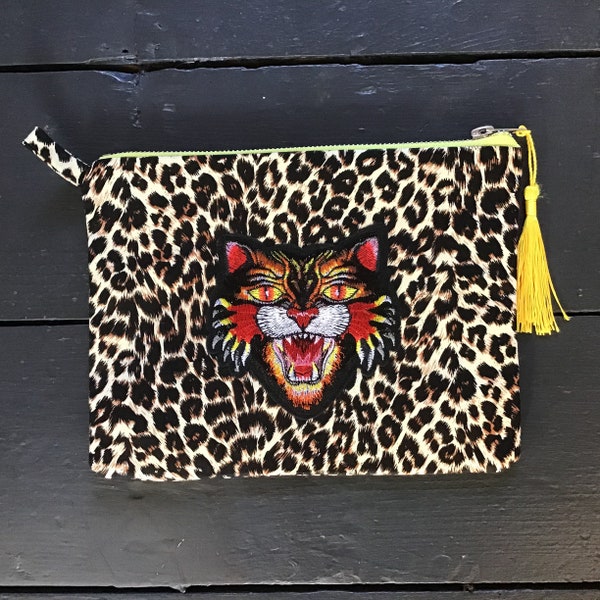 Leopard Clutch - Etsy