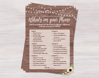 Phone scavenger hunt | Etsy