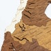 Wooden Map of New Zealand Engraved Cities, Roads, Borders Large ...