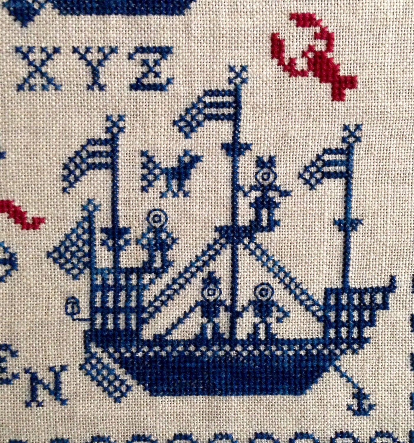 Kraken Nautical Sampler Cross Stitch Pattern (PDF Pattern) - Etsy