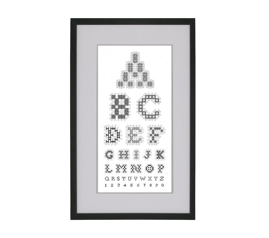 Frisian Eye Chart - Etsy