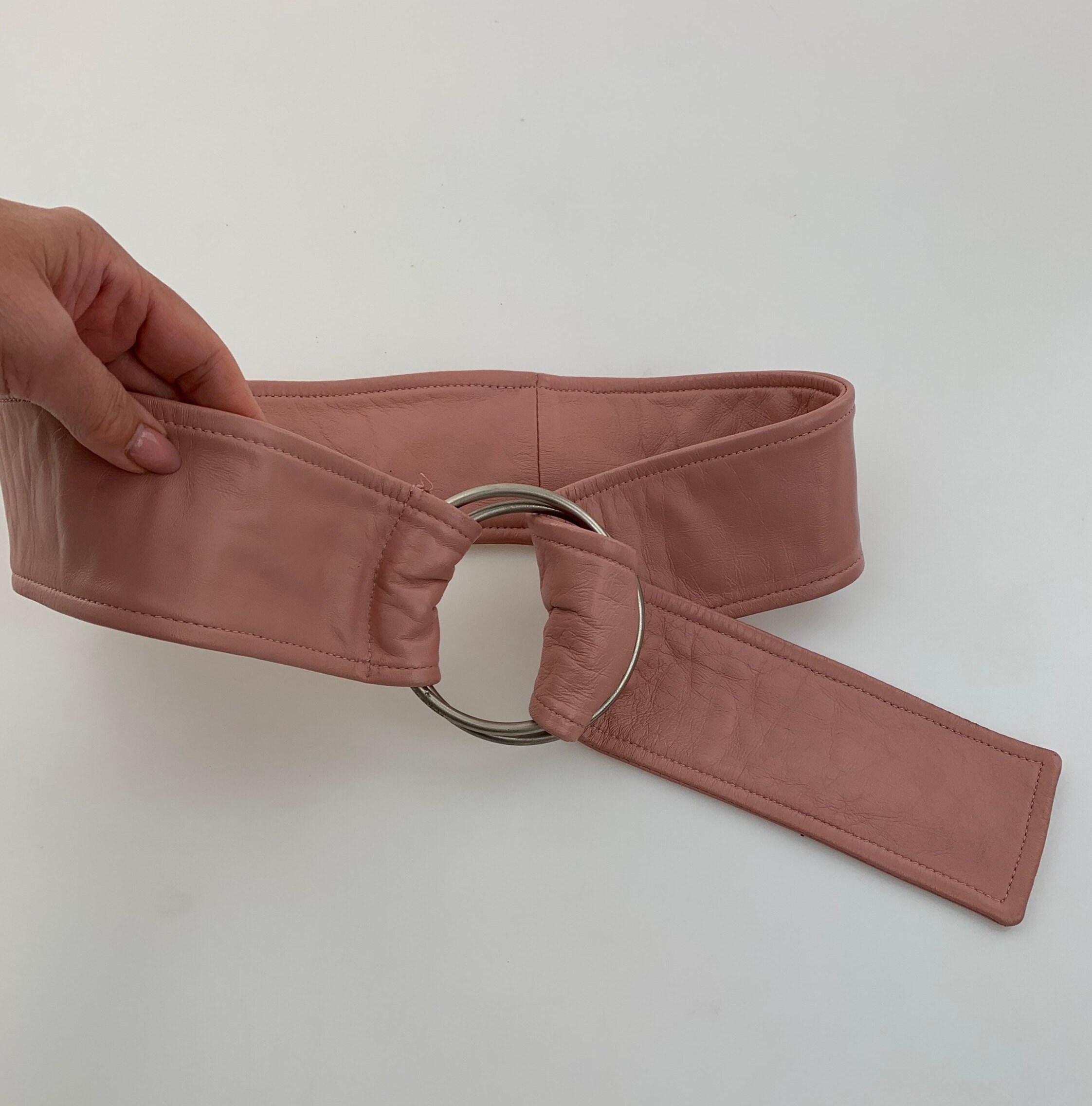 Wide Adjustable Belt Vintage Belt With Metal Chunky Buckle Oversize ...