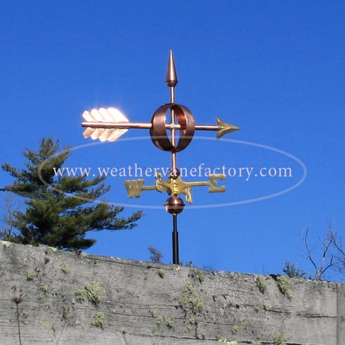 Small Copper Arrow Weathervane BH-WS-548 - Etsy