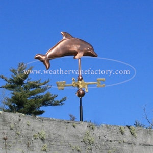 Small Copper Dolphin Weathervane BH-WS-551 - Etsy