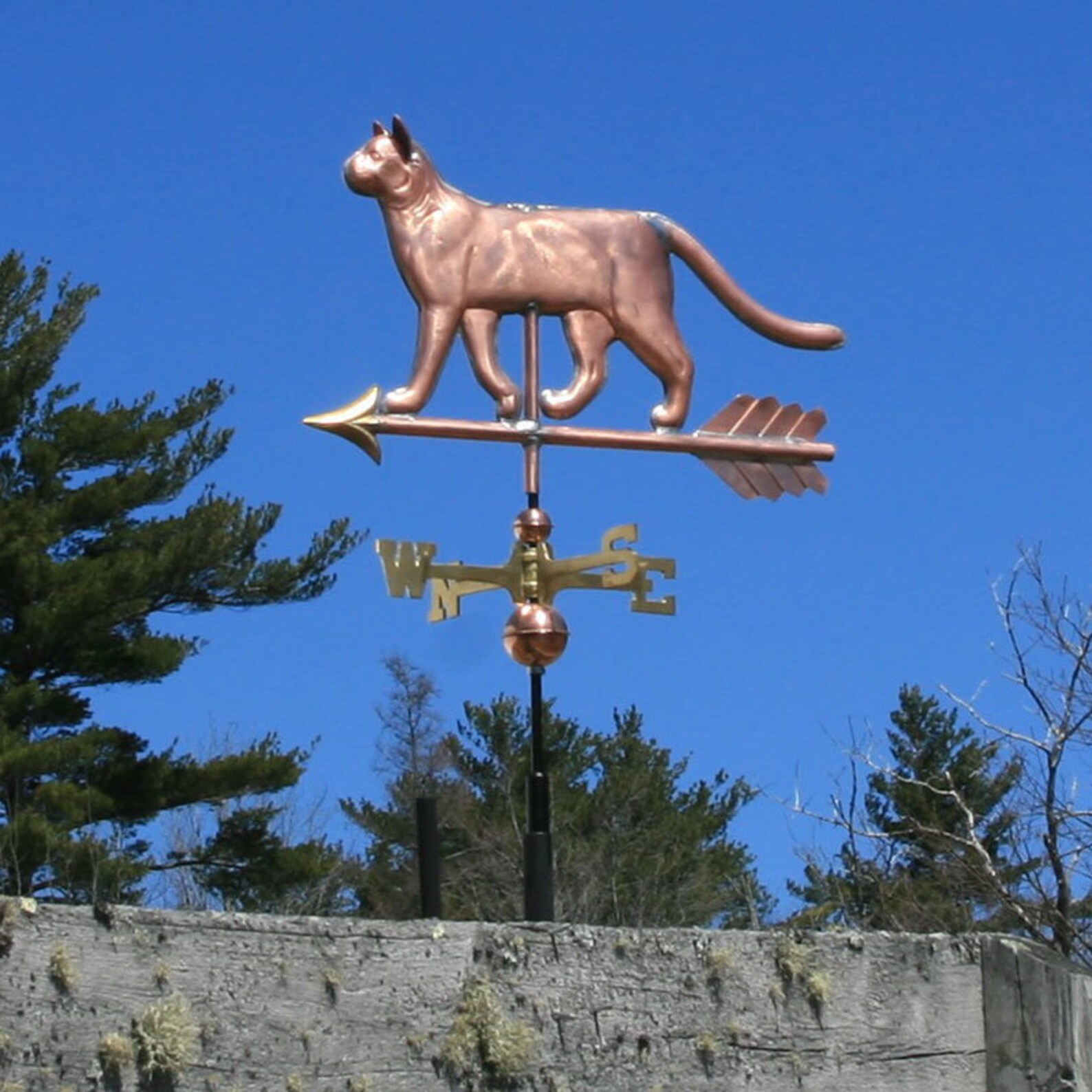 Copper Cat Weathervane BH-WS-629 | Etsy