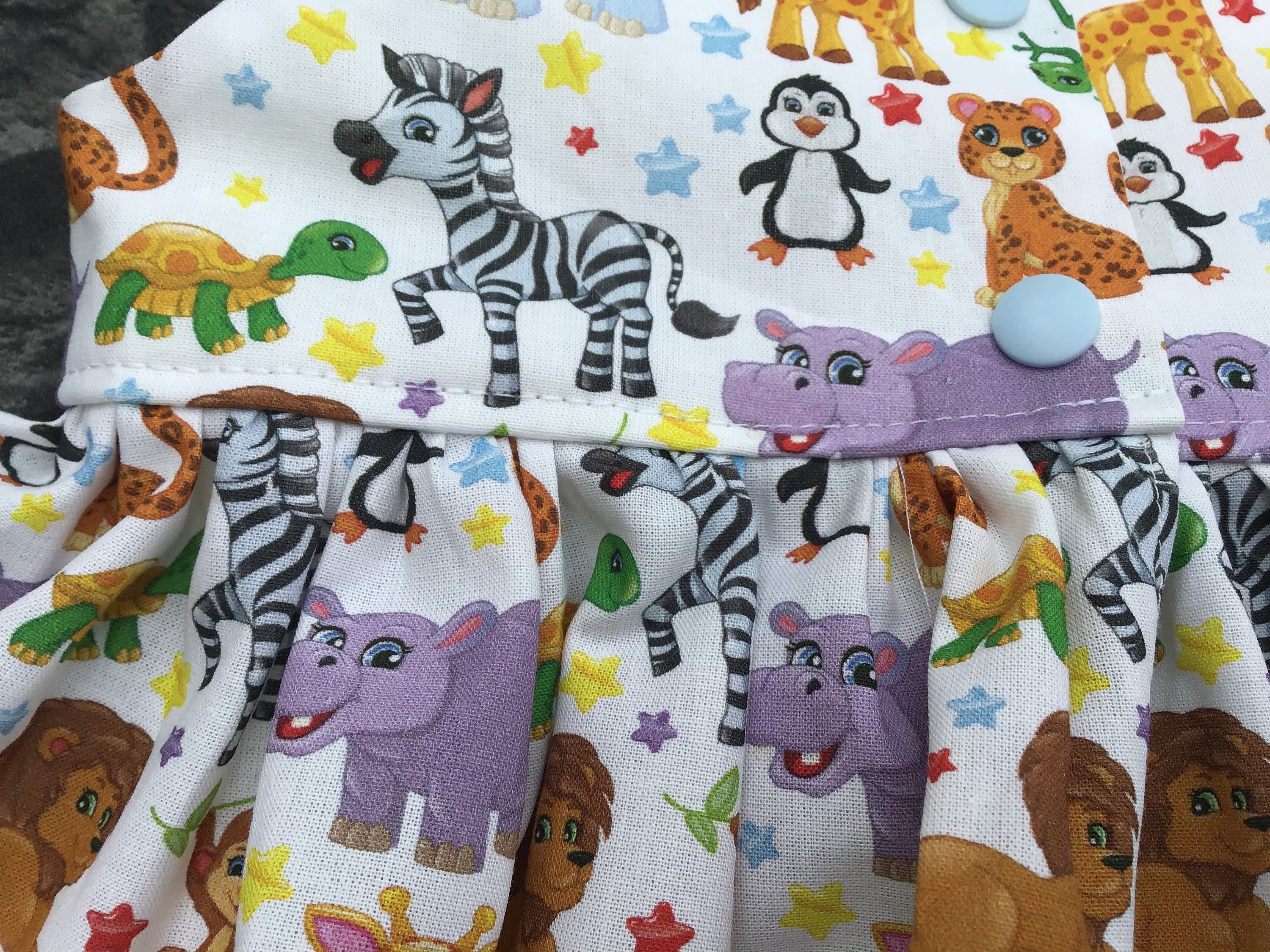 Baby Girl Dress Baby Animal Dress Zoo Animals Girls Dress | Etsy