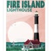Fire Island Lighthouse Illustration Fire Island Travel - Etsy