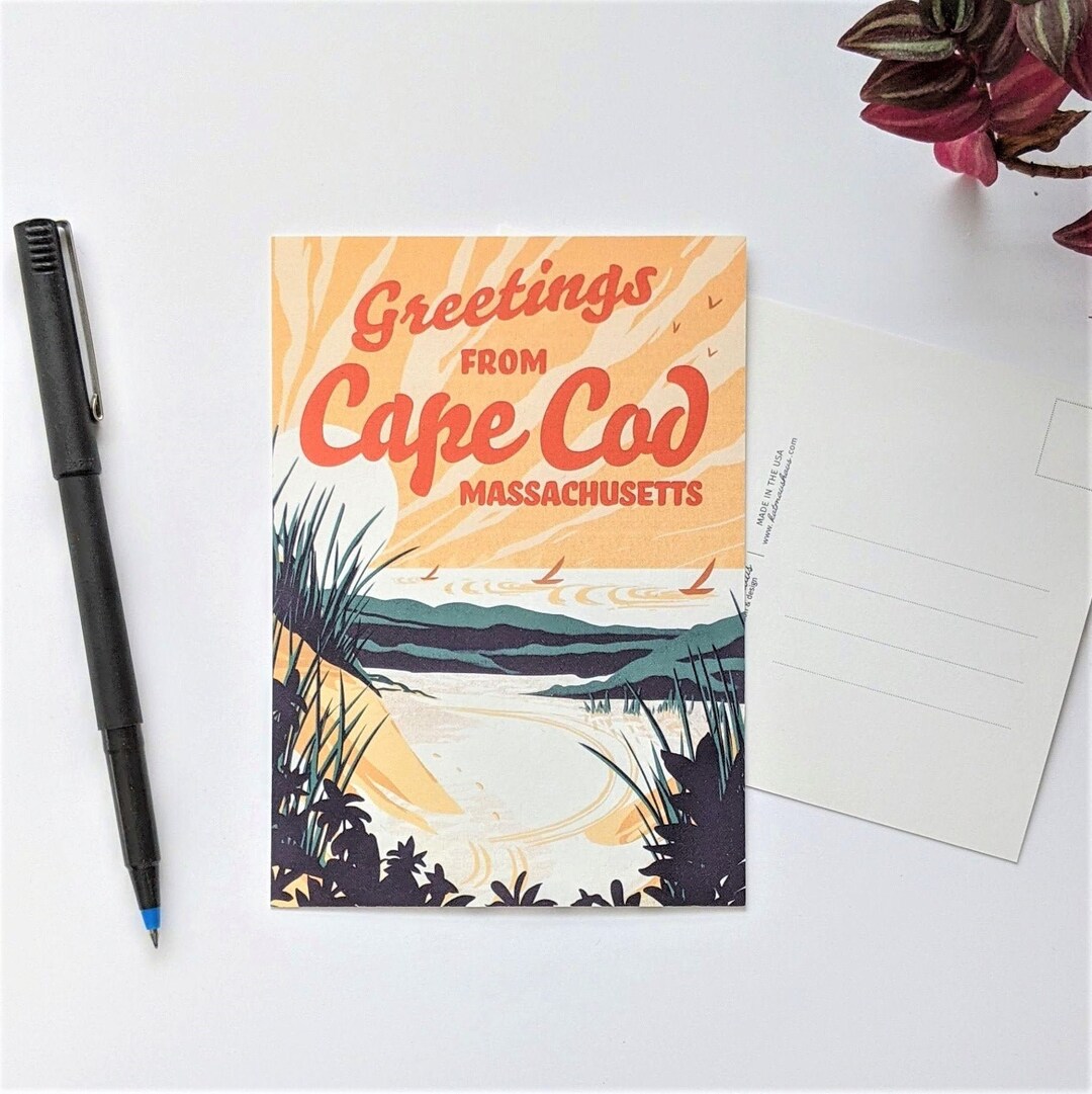 Greetings From Cape Cod, Massachusetts Postcard - Provincetown ...