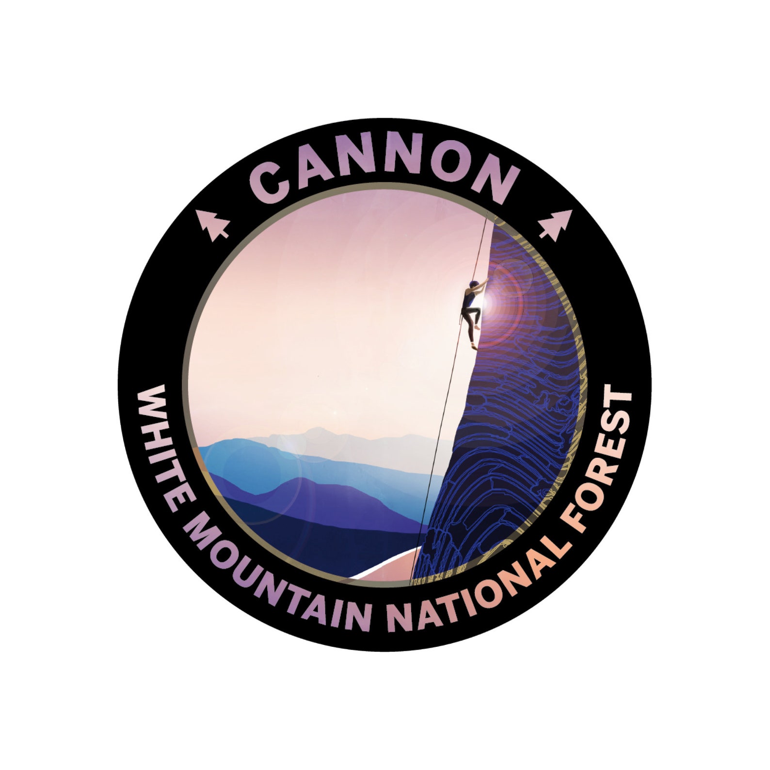 White Mountain Stickers - New Hampshire - Hike the Whites - Mt ...