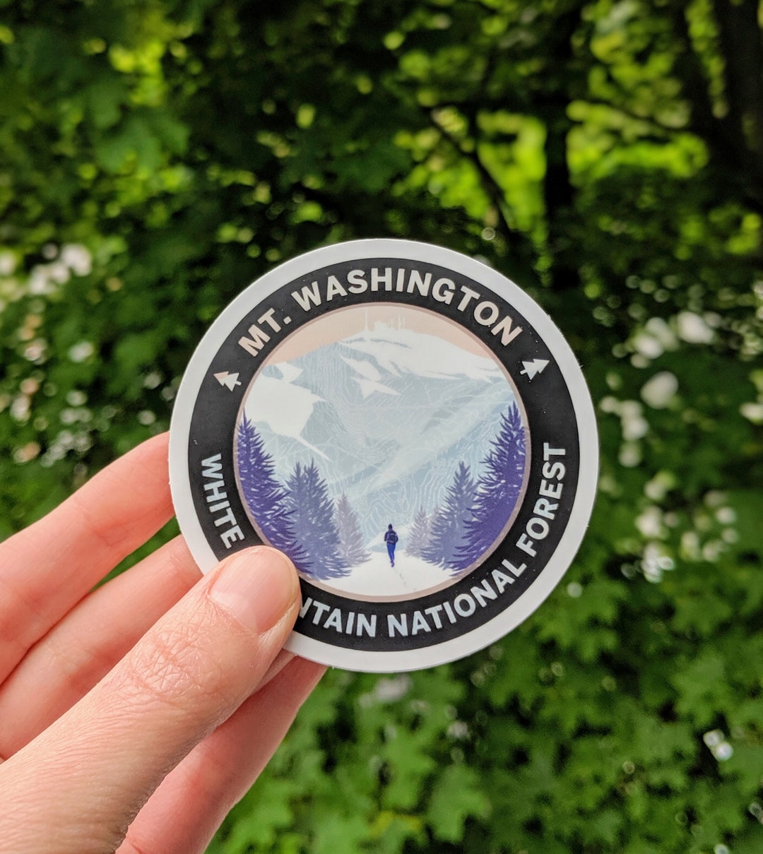 White Mountain Stickers - New Hampshire - Hike the Whites - Mt ...