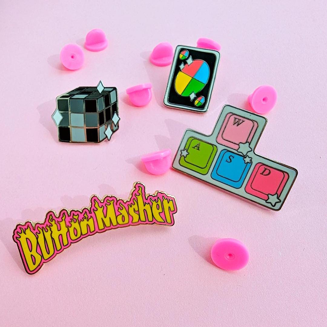 The Variety Gamer Enamel Pin Bundle Pin Collection Set for the Gaming ...