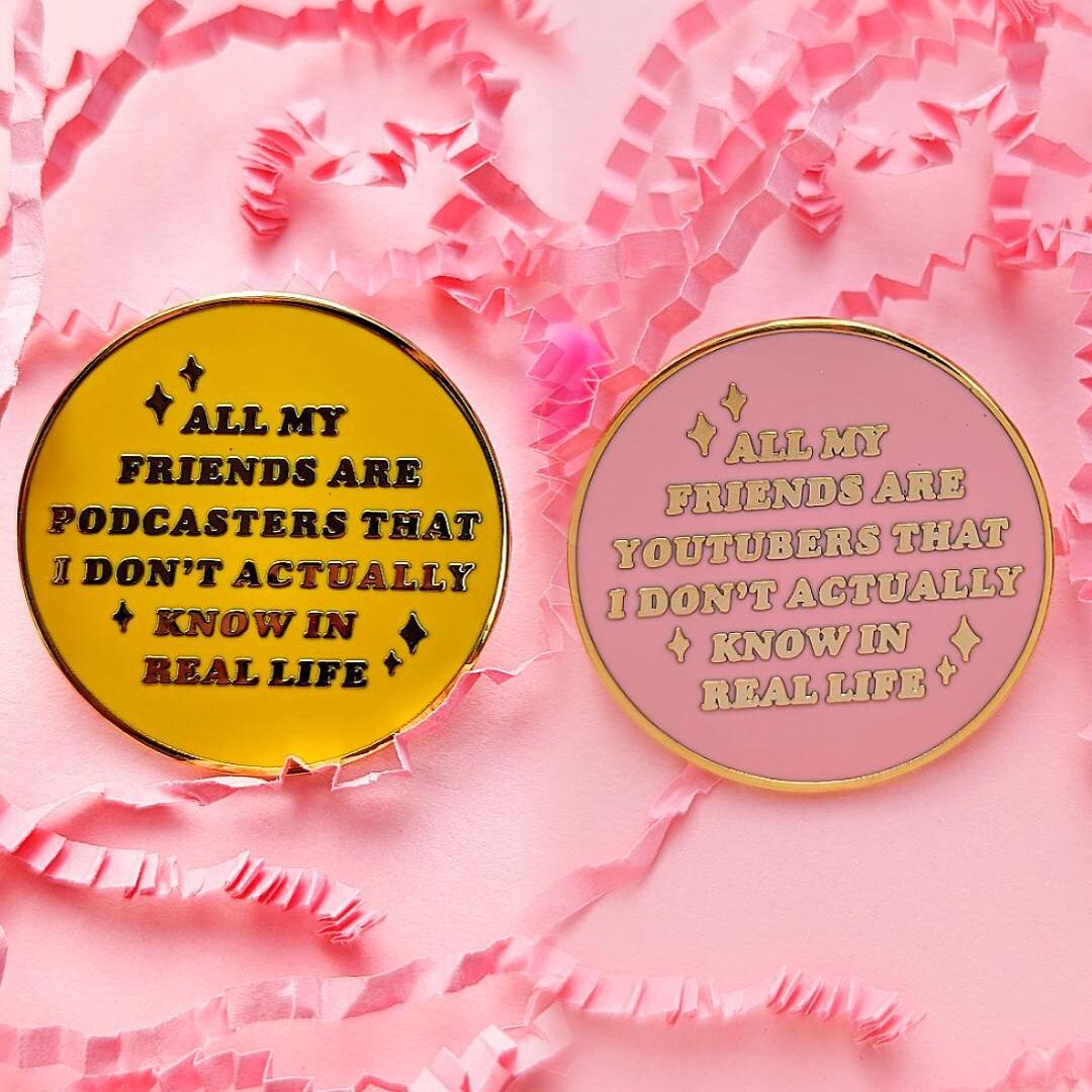 Parasocial Relationships Enamel Pin Bundle Perfect Pin Badge Gift for ...