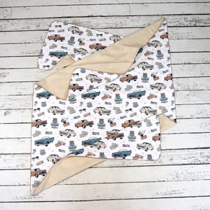 Vintage Car Kids Bedding Set: Route 66 Cotton Duvet Cover - Etsy