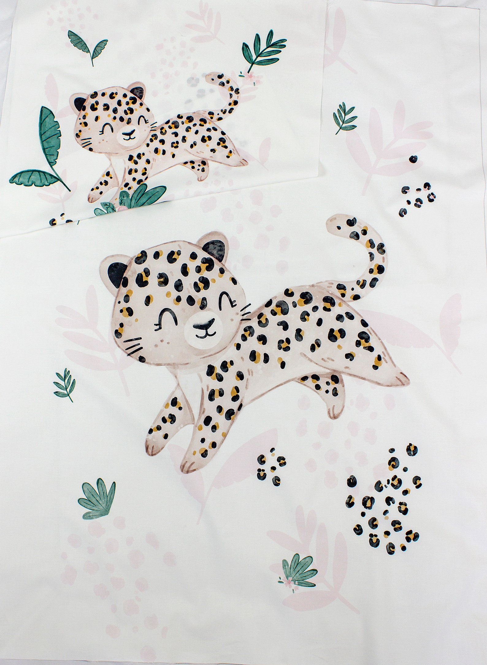 Cheetah Animals Cotton Panel for Sewing Blanket Panel | Etsy