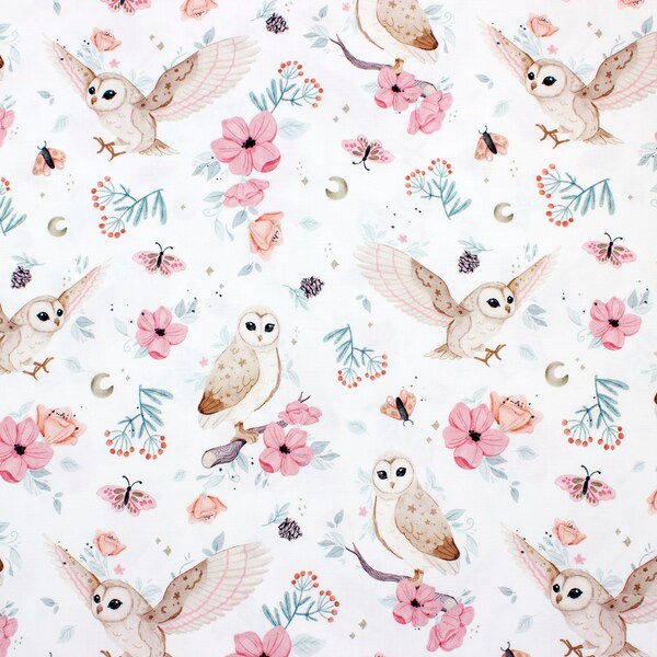 Owl Flannel Fabric - Etsy