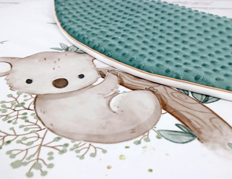 White Koala Bears Baby Play Mat and Decorative Pillow Round - Etsy