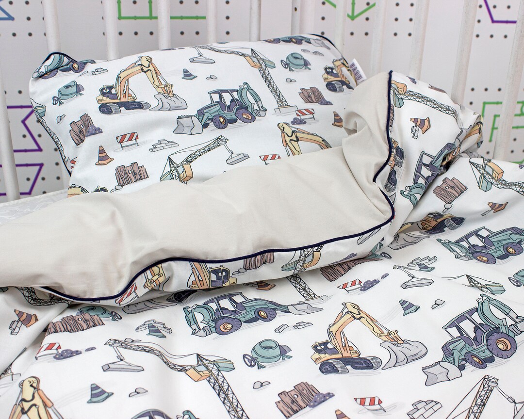Construction Vehicle Bedding Set, Twin /double/full Bed, Kids and ...