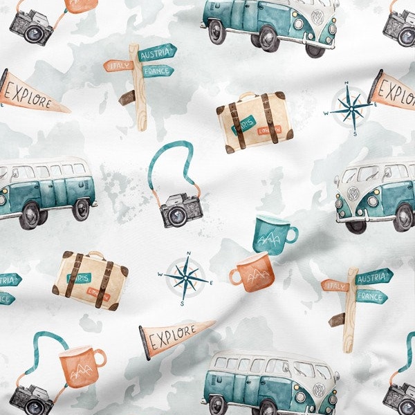 Camera Fabric - Etsy