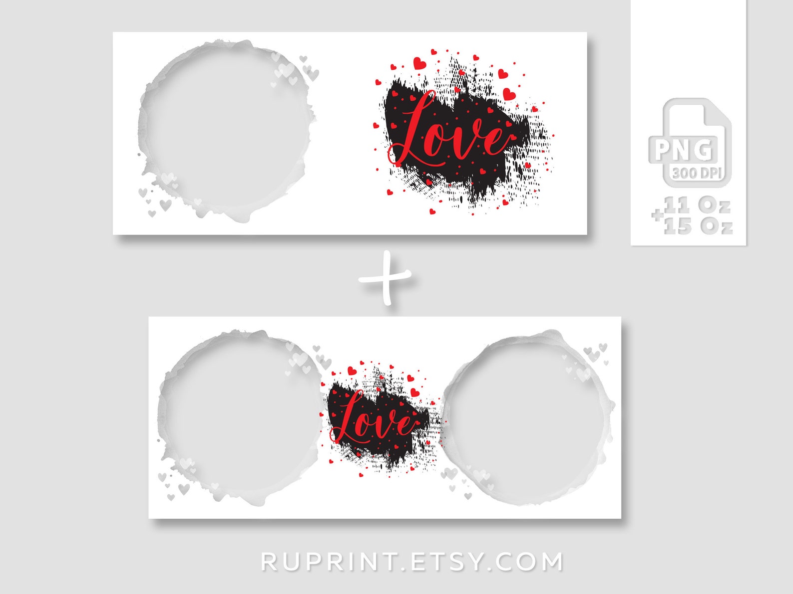 Love Designs Mug, Photo Mug Png, Mug With Photo, Digital Template for ...