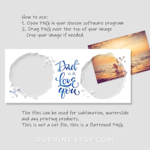 2 Photo Frame Mug, Picture Mug Template, Photo Mug Sublimation Design ...