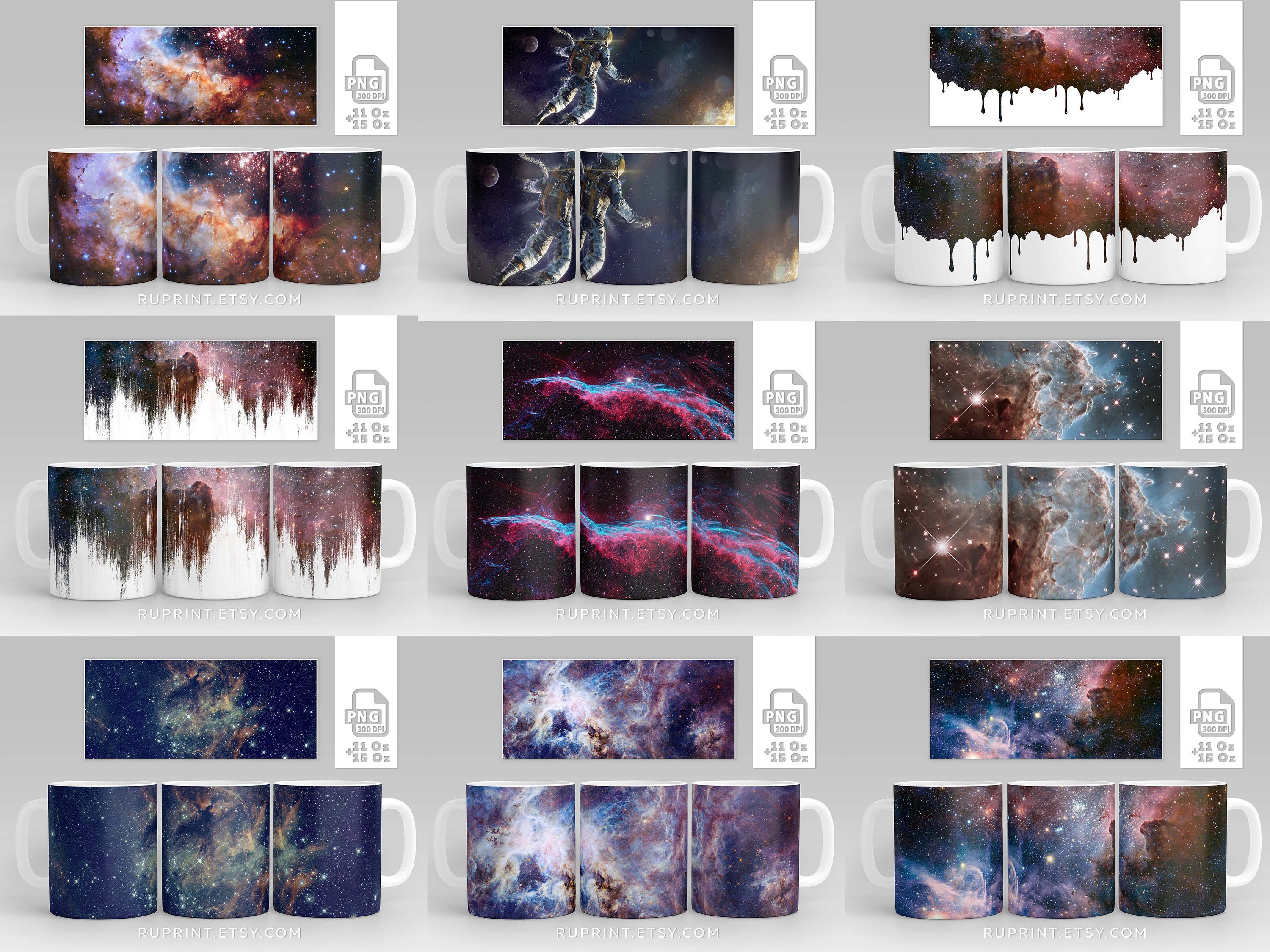 Space Mug Png Galaxy Mug Sublimation Coffee Mug Designs - Etsy