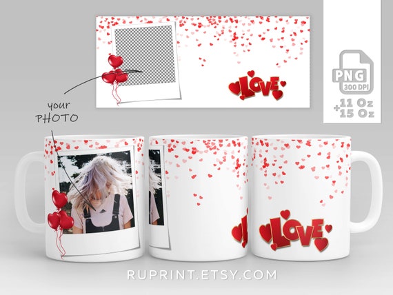 Love Designs Mug Photo Mug Png Mug With Photo Digital | Etsy