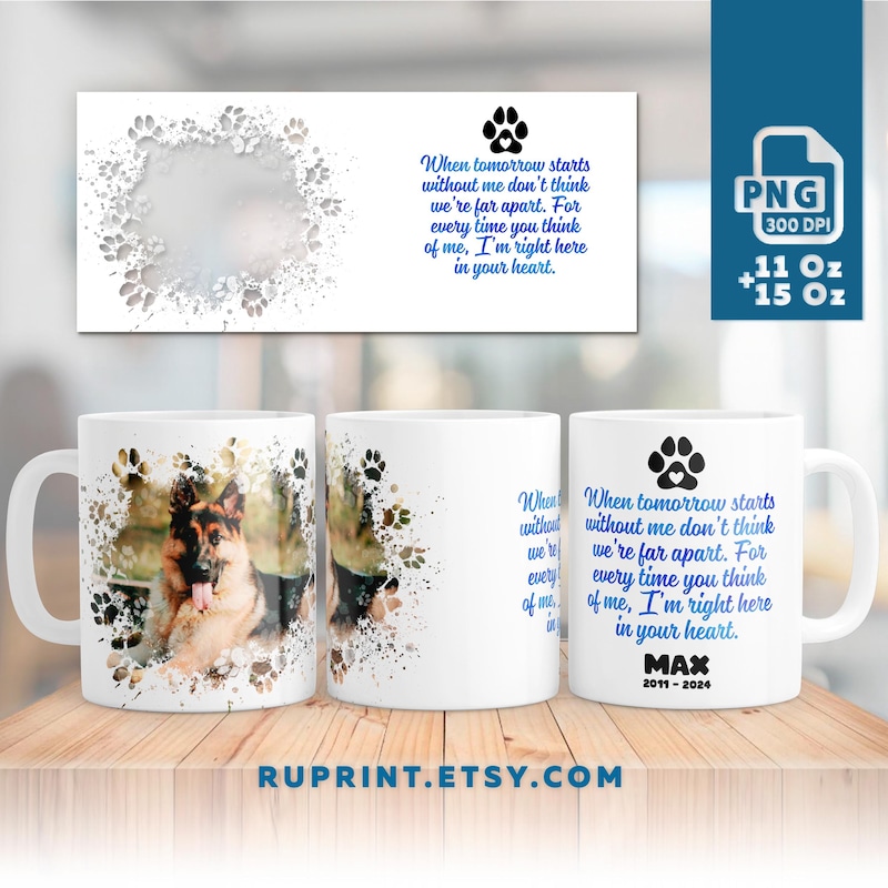 Dog Memory Mug Png - Etsy