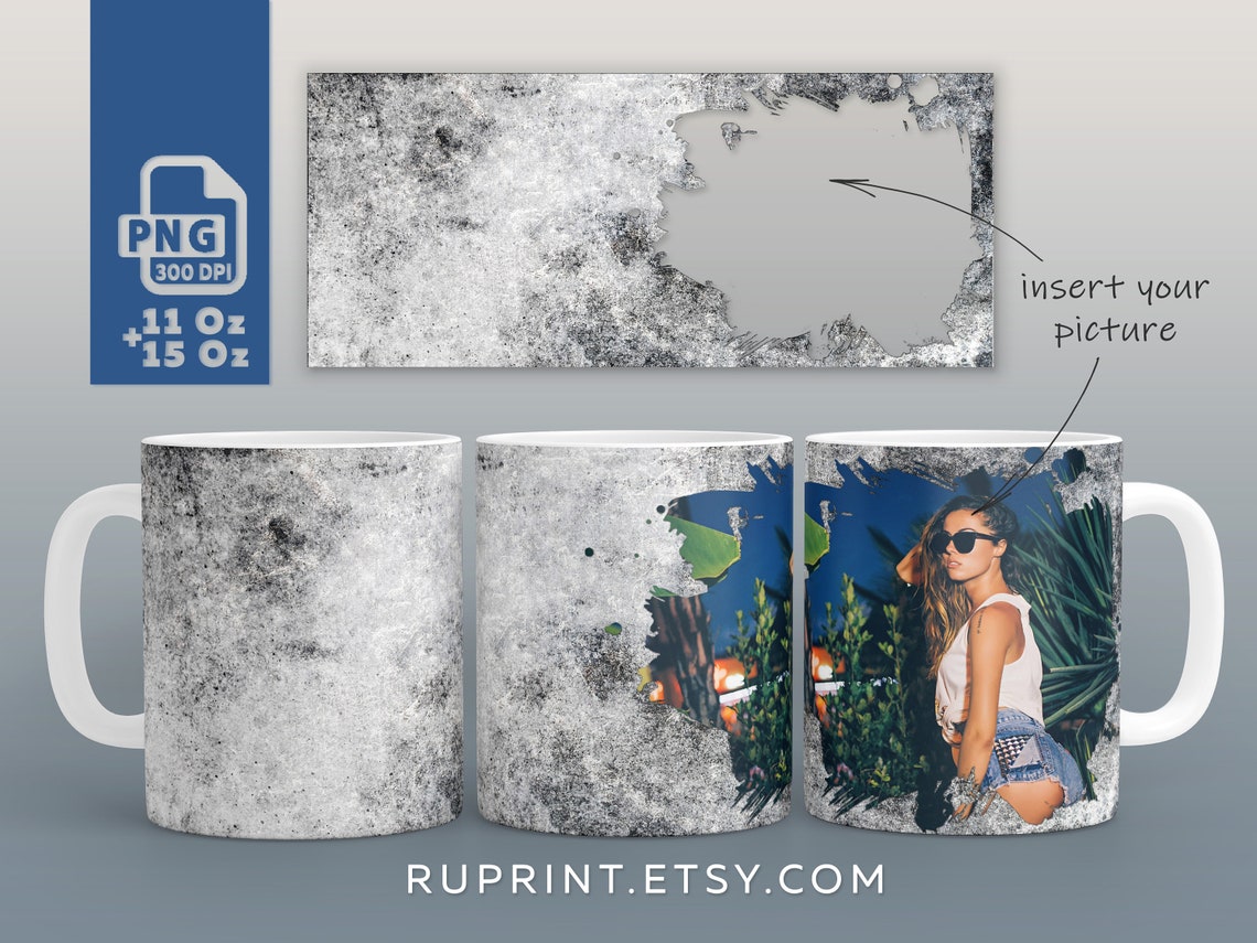 Photo Mug Png Mug With Photo Digital Template for - Etsy