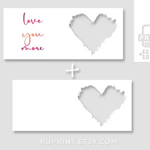 Love You More - Photo Mug Template, Heart Photo Mug Sublimation Design Png, Picture Mug for Mom ...