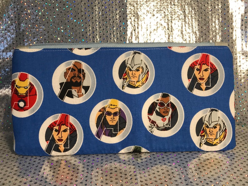 AVENGERS SUPERHEROS -- Pouch -- Zipper Pouch -- Pencil Case -- Gadget ...