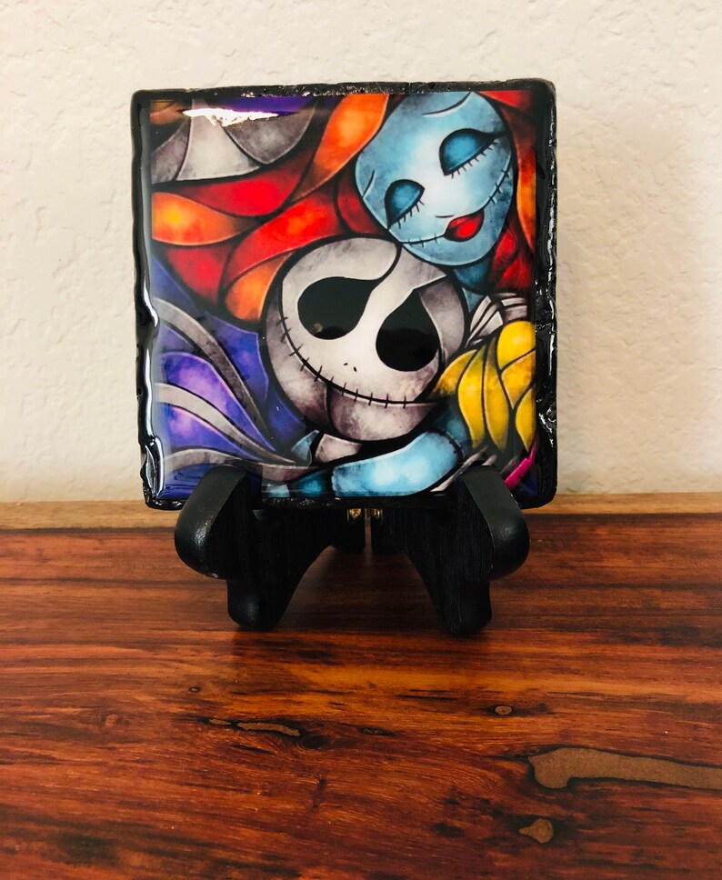 Handmade Tile Coasters Set of 4 Nightmare Before Christmas - Etsy