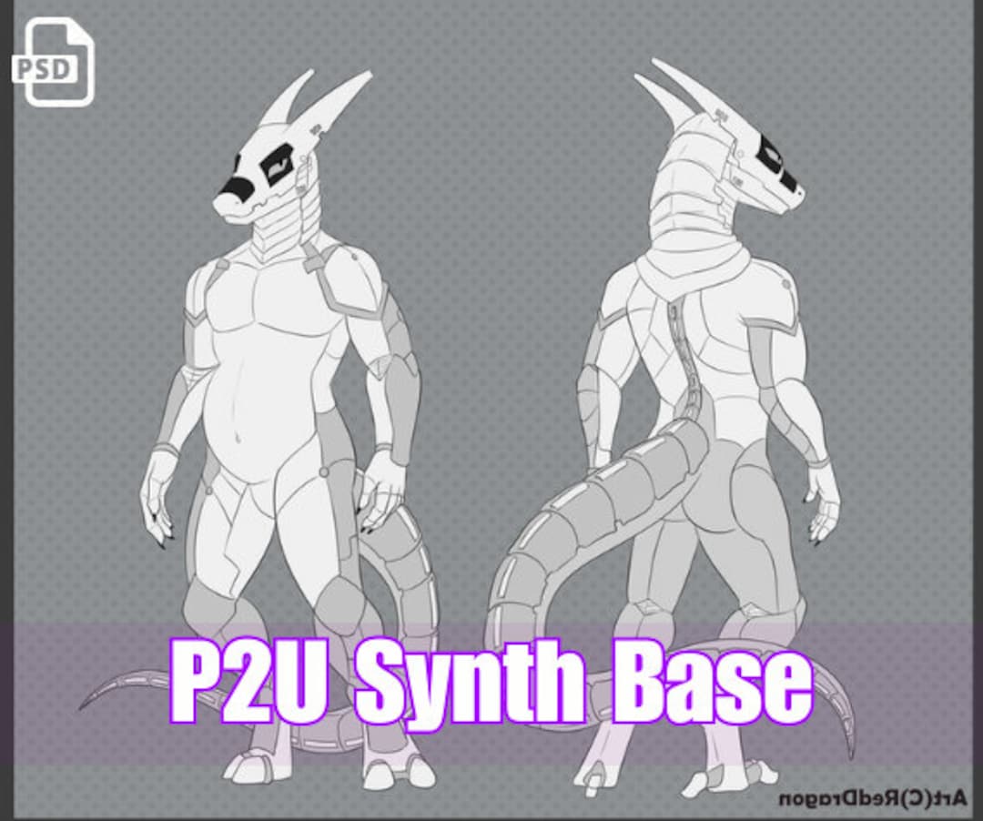 Synth Lineart Base - Etsy