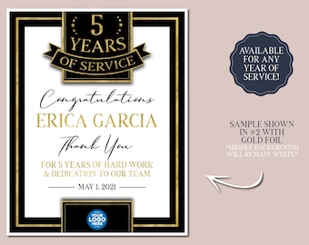 Congratulations On 5 Years Of Service