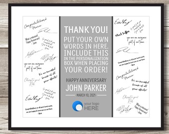 Employee Thank You for Your Years of Service | Etsy