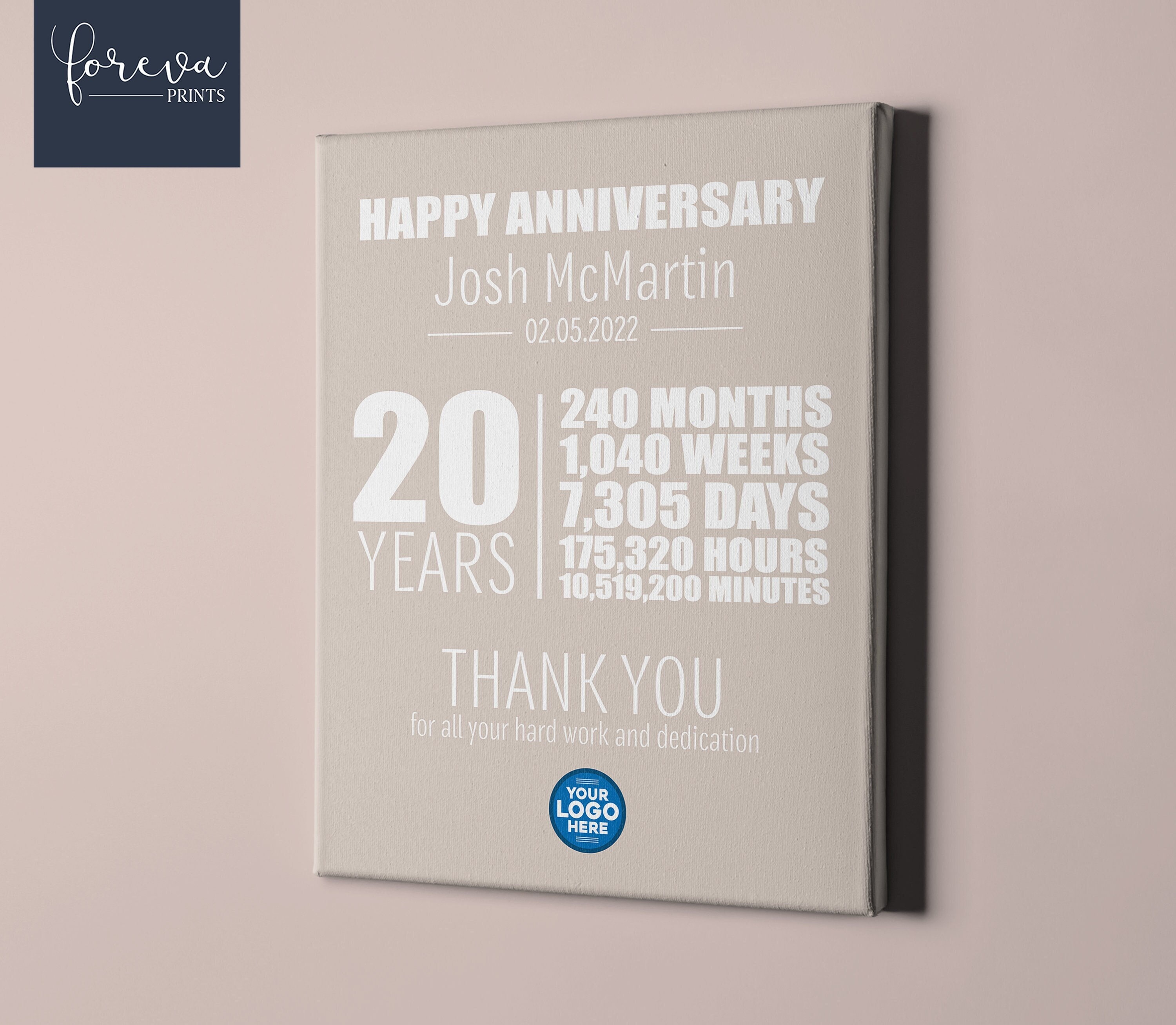 Happy 20th Work Anniversary Images