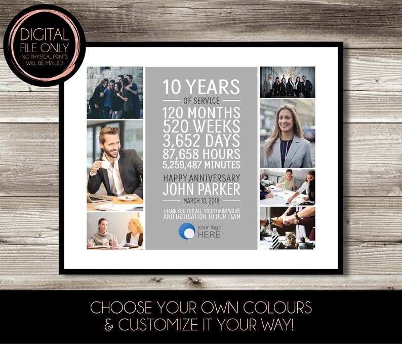 10 Year Work Anniversary Print Photo Collage Digital Print Etsy 10-year-work-anniversary-print-photo-collage-digital-print-etsy
