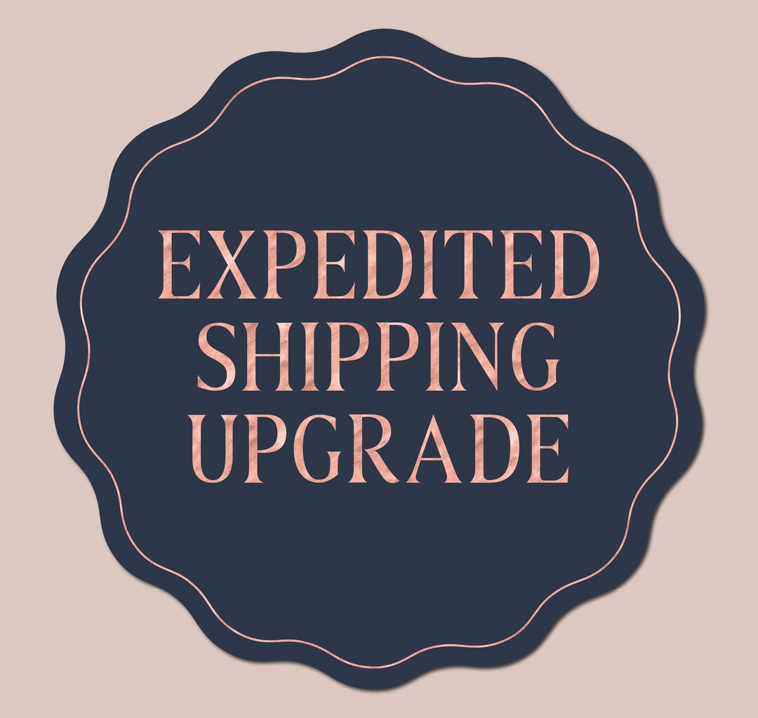 Expedited Shipping Upgrade - Overnight - Etsy