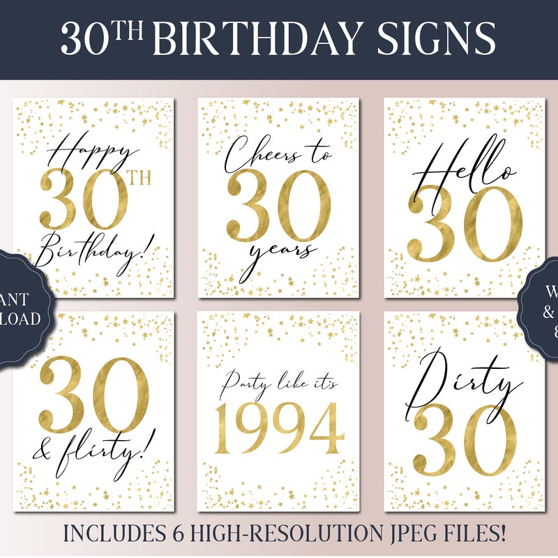 30th Birthday Sign - Etsy