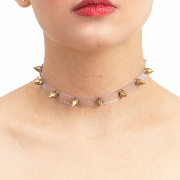 Spiked Choker - Etsy
