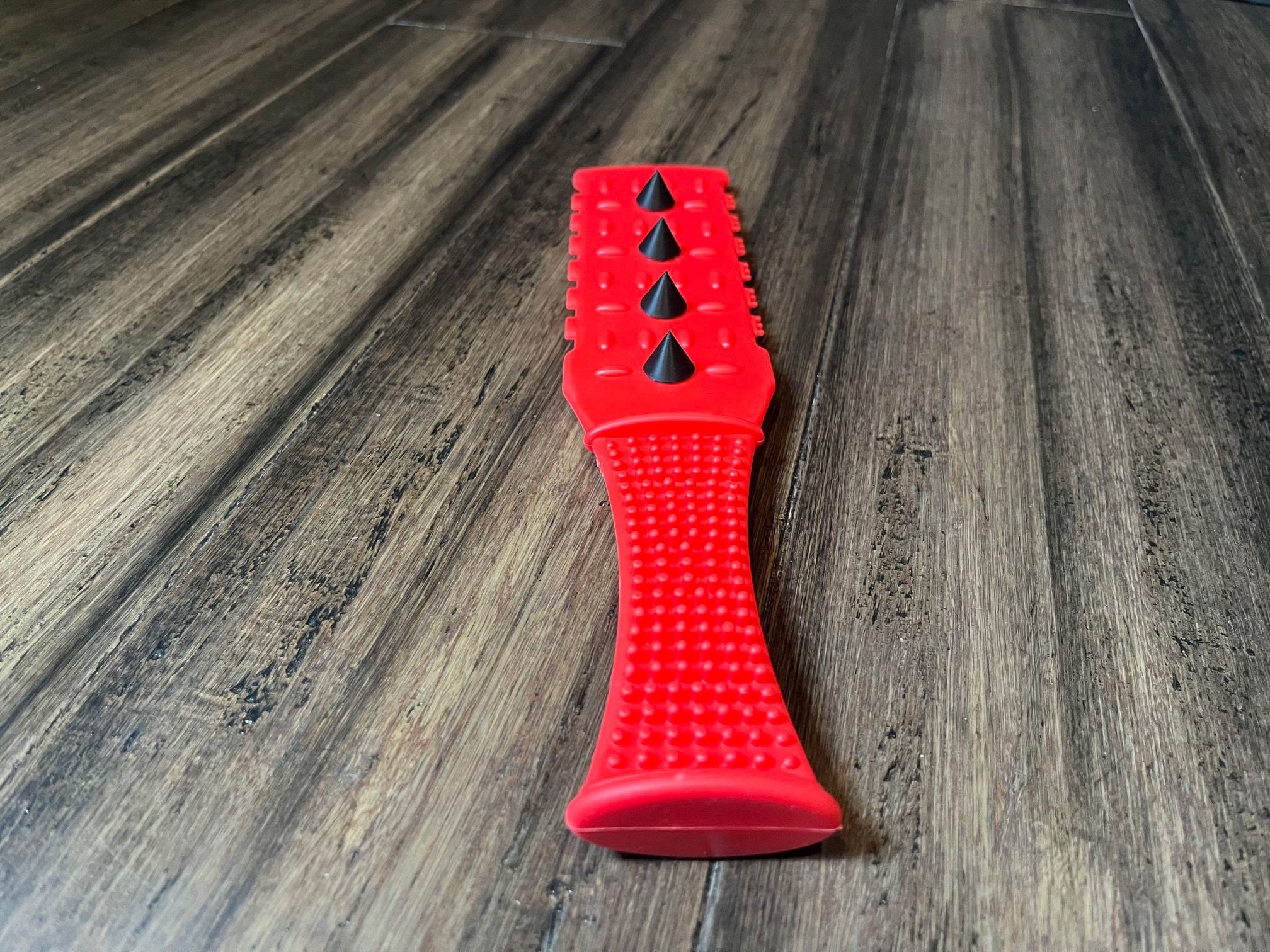 Custom Spiked Silicone Impact Play Paddle — Sharp Pointed Things