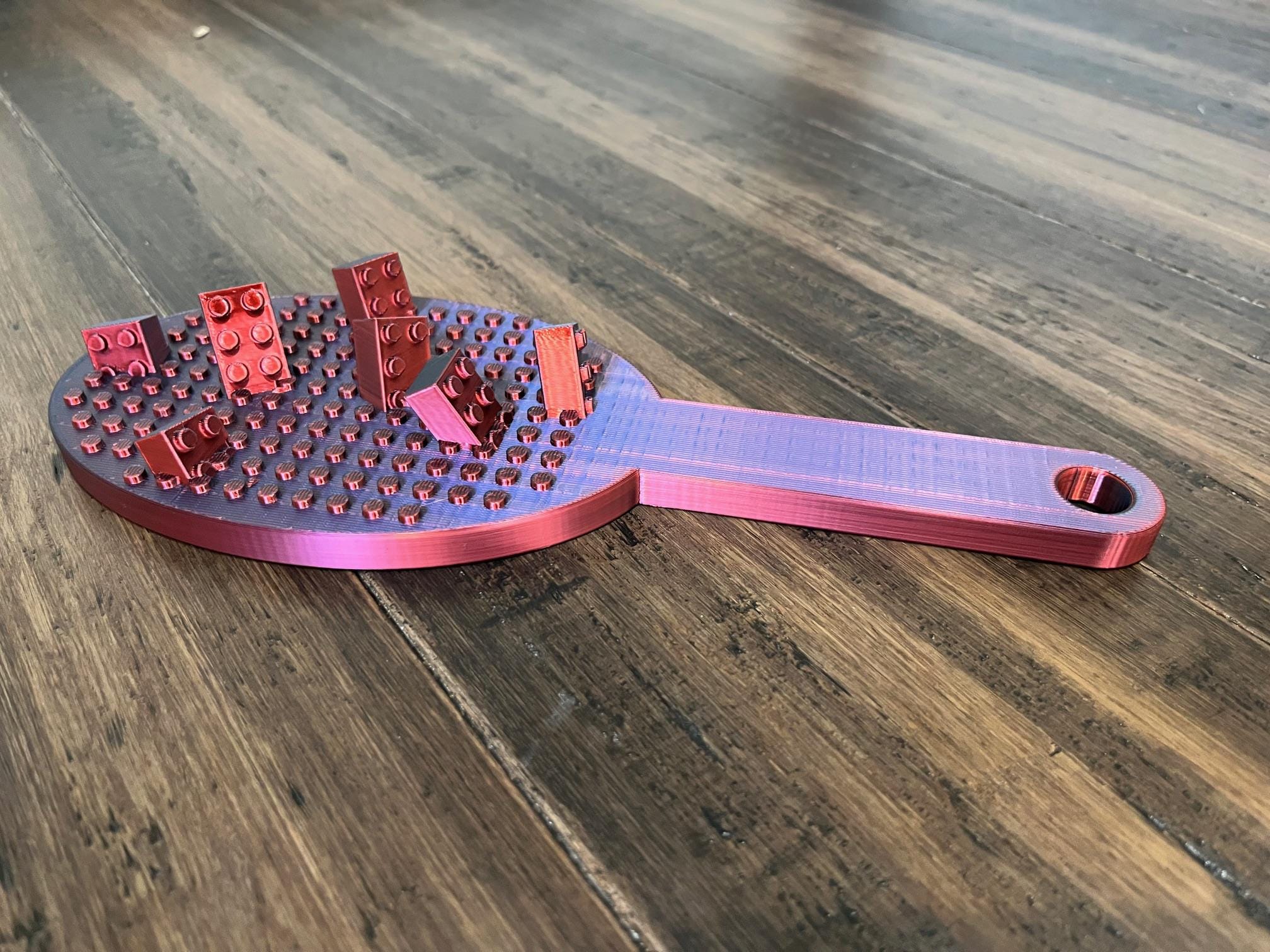 Jagged Building Block Brick tastic Paddle Hairbrush Style No 3 - Toys ...